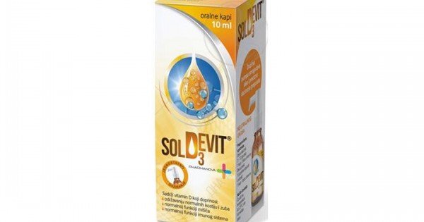 SOLDEVIT D3 kapi sa dozirnom pumpicom, 10ml - 304782 | online apoteka