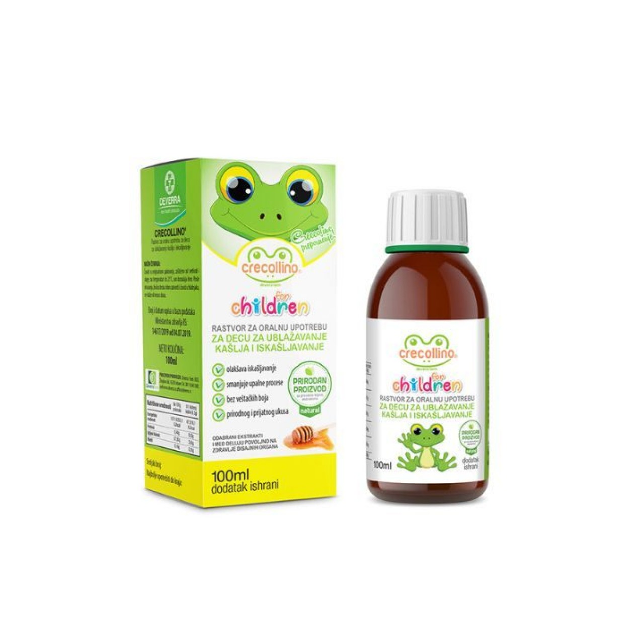 CRECOLLINO sirup protiv kašlja za decu, 100ml - | online apoteka