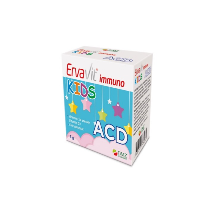 ERVAVIT IMMUNO ACD KIDS kesice, 15kom - 325695 | online apoteka