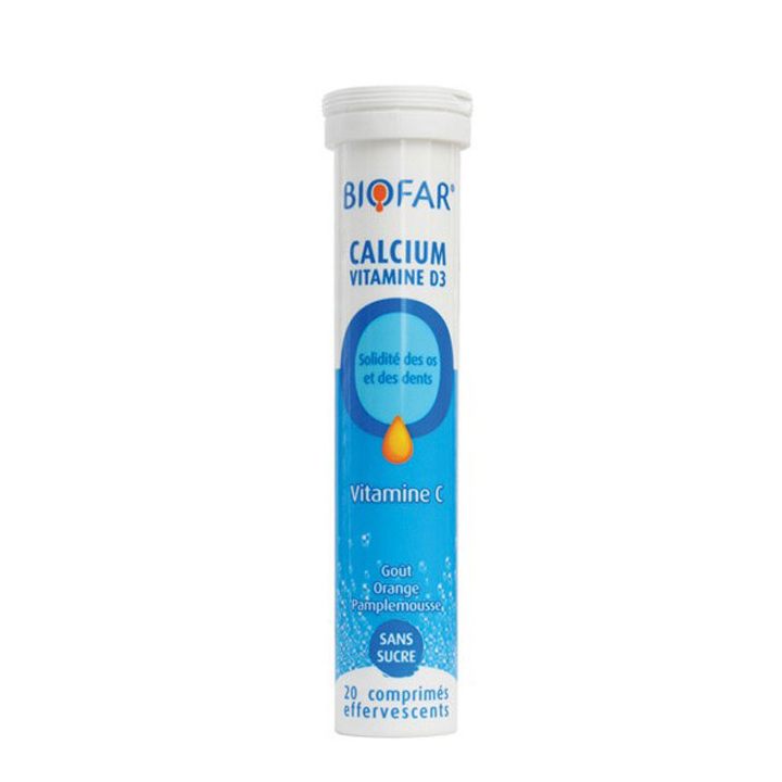 BIOFAR KALCIJUM + VITAMIN D3 šumeće tablete, 20kom - 3789 | online apoteka