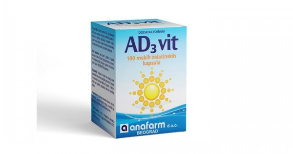 AD3 VIT kapsule, 100kom - 4405 | online apoteka