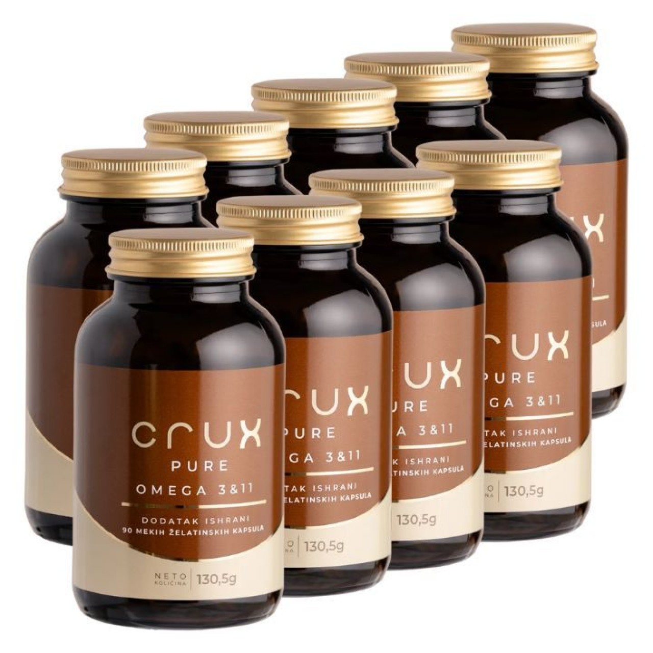 CRUX PURE OMEGA 3&11 meke želatinozne kapsule, 90kom PAKET 9 KUTIJA ...